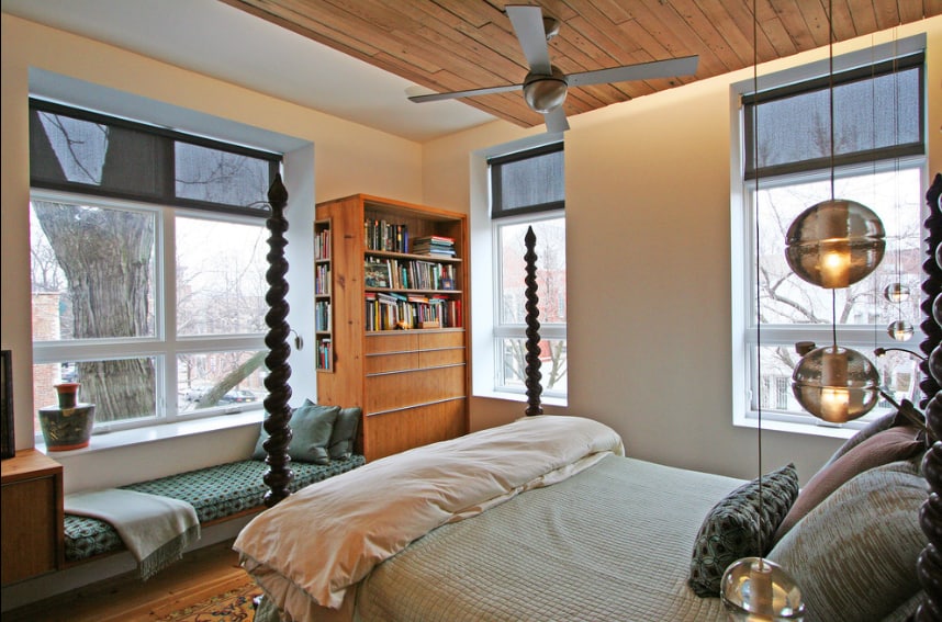 Schoolhouse converted into modern-industrial home