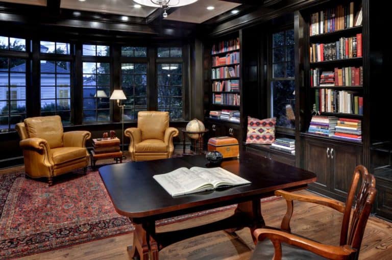 36 Fabulous home libraries showcasing window seats