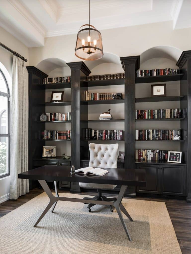 40 Dreamy Home Offices With Libraries For Creative Inspiration