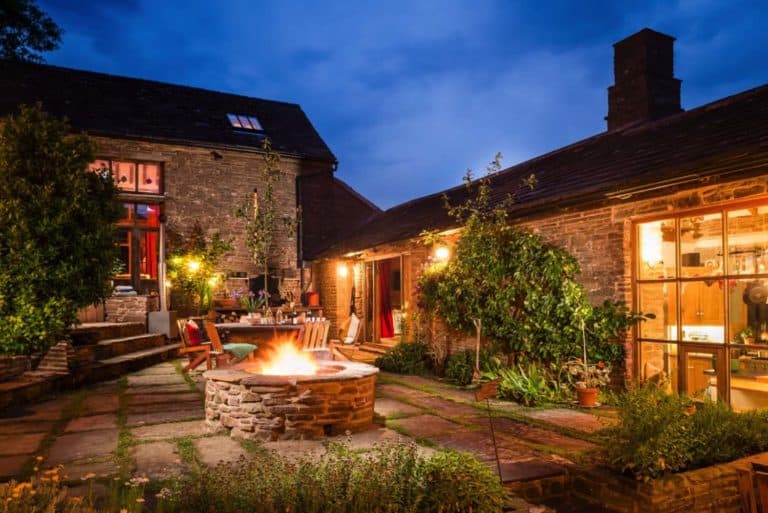 Modern rustic cottage in the English countryside of Herefordshire