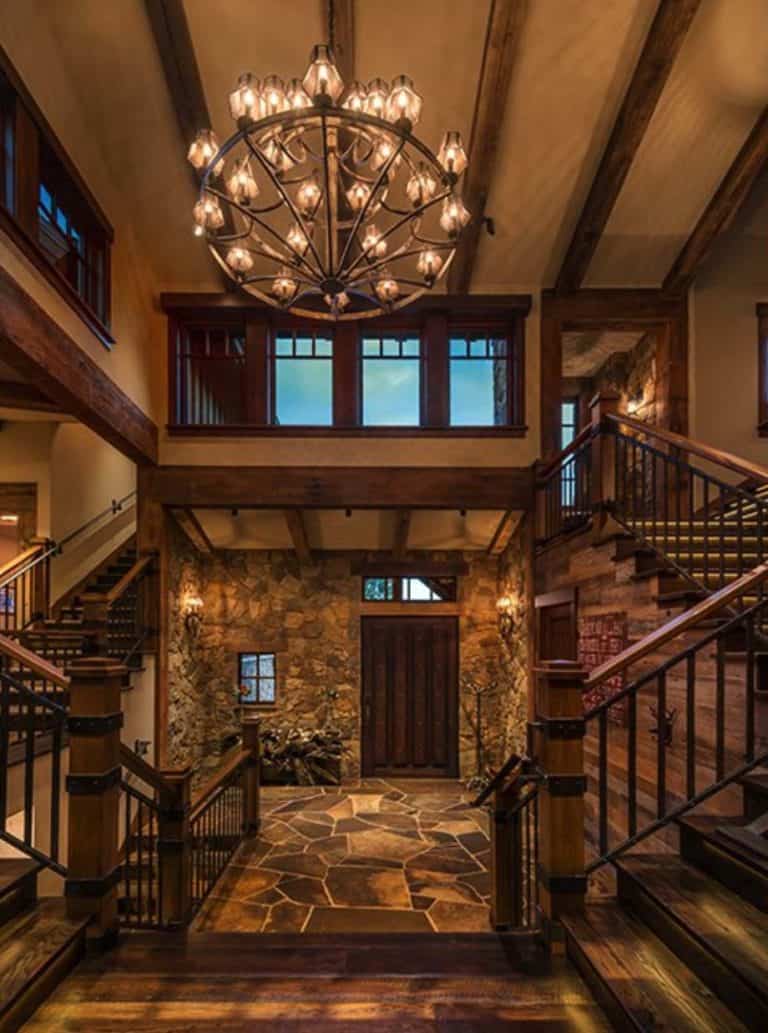 Exquisitely designed rustic lakeside home in the Nevada mountains