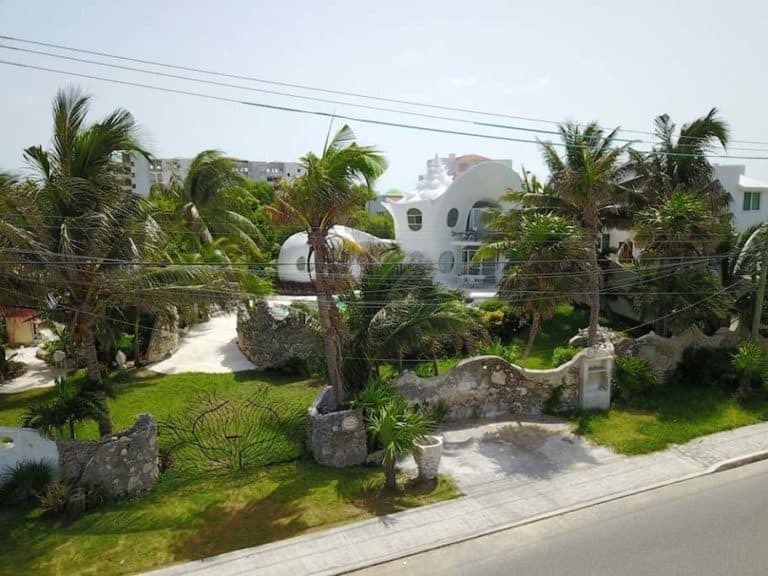 Take a dreamy vacation in a seashell house on Isla Mujeres, Mexico