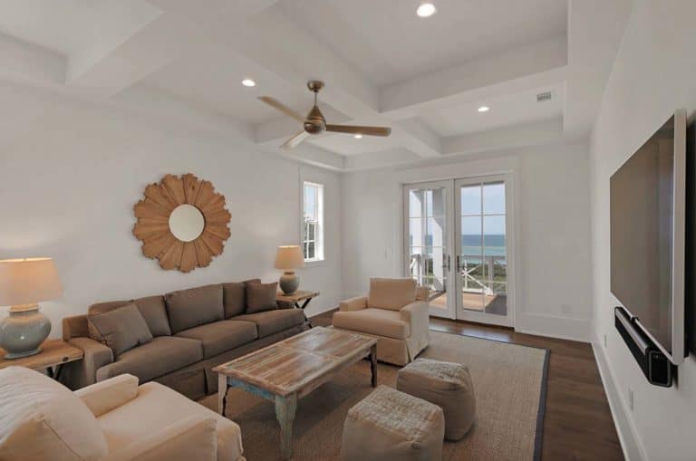 Delightfully chic beach house nestled along the Florida seaside