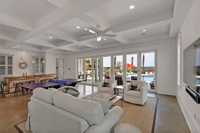 Delightfully chic beach house nestled along the Florida seaside