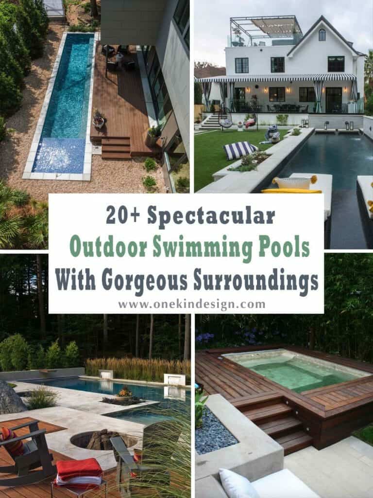 20+ Spectacular Outdoor Swimming Pool Ideas With Gorgeous Surroundings