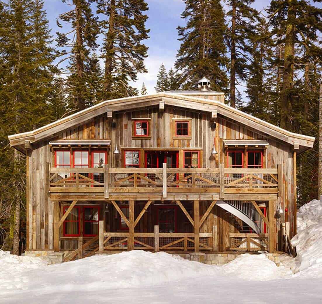One Kindesign - Winter dream cabin in the village of Sugar Bowl: Ski Barn
