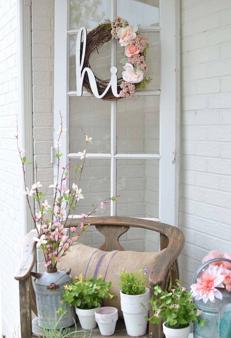 30+ Inspiring Ideas To Freshen Up Your Front Porch For Spring