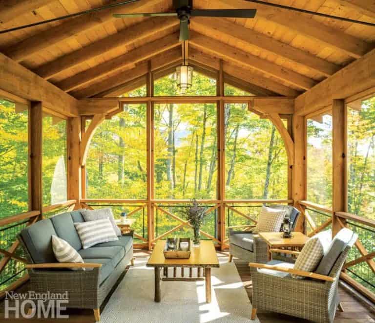 30+ Fabulous Screened-In Porch Ideas Boasting Woodsy Views