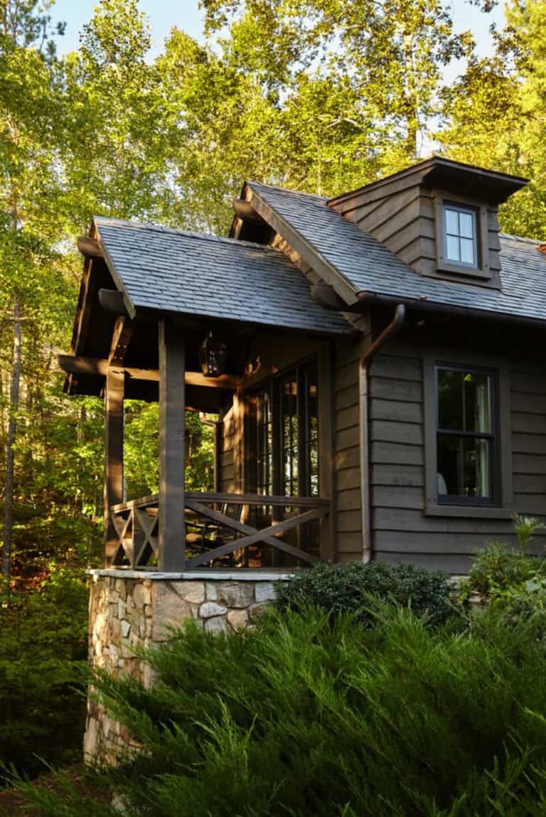 Whimsical lakeside cottage retreat with cozy interiors on Lake Keowee