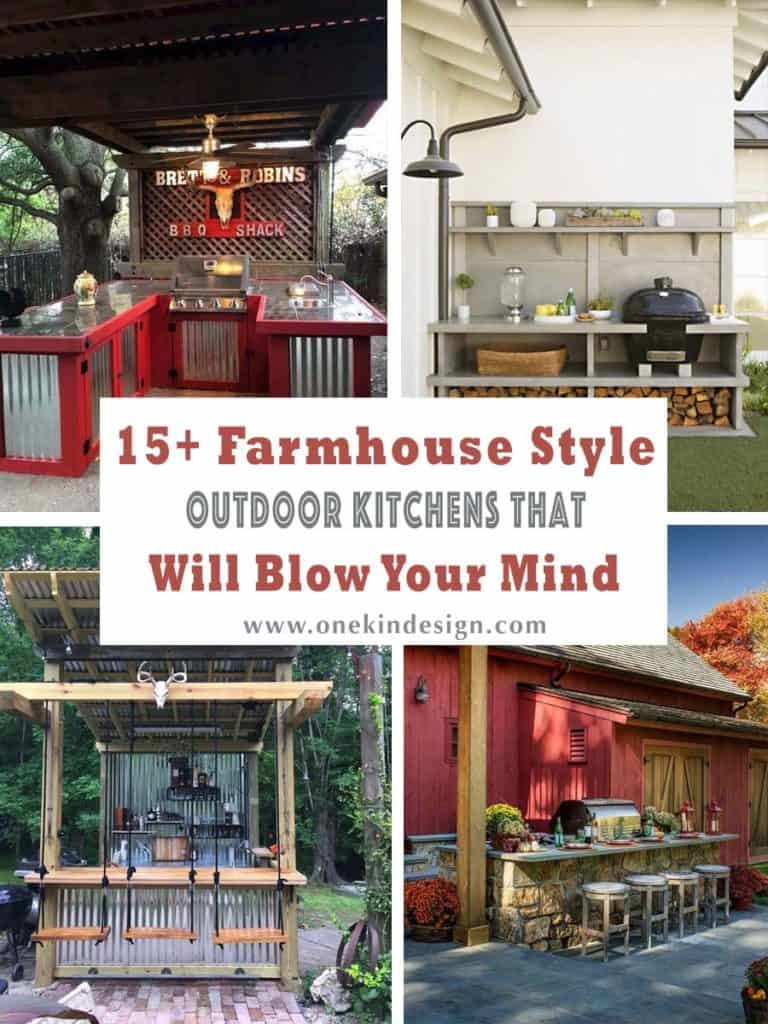15+ Farmhouse Style Outdoor Kitchens That Will Blow Your Mind