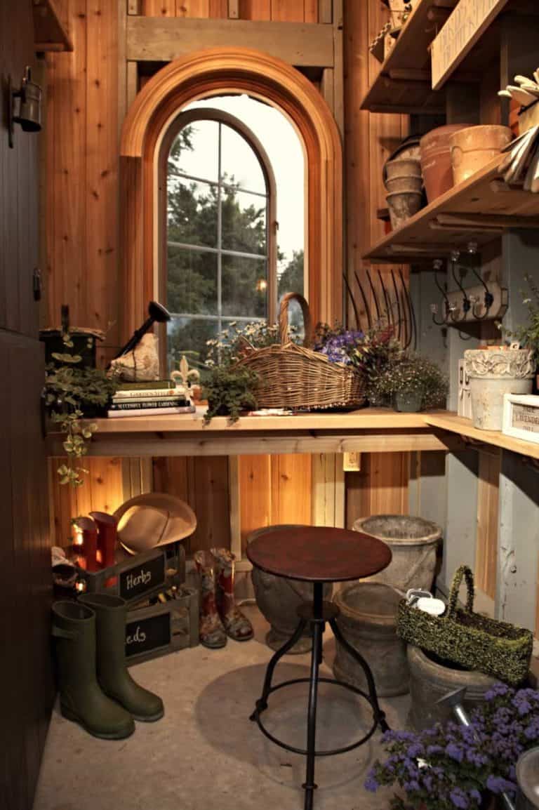 30+ Brilliant And Inspiring Storage Ideas For Your Potting Shed