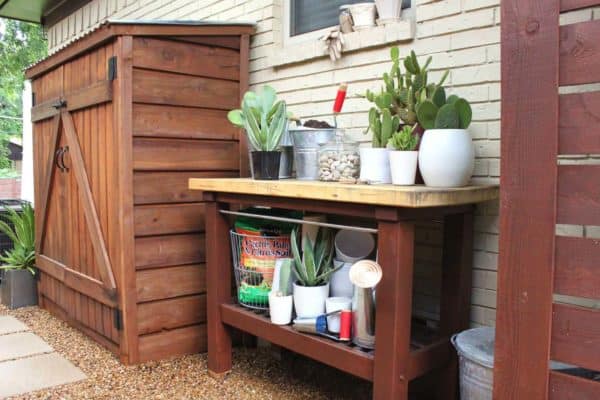 30+ Brilliant And Inspiring Storage Ideas For Your Potting Shed