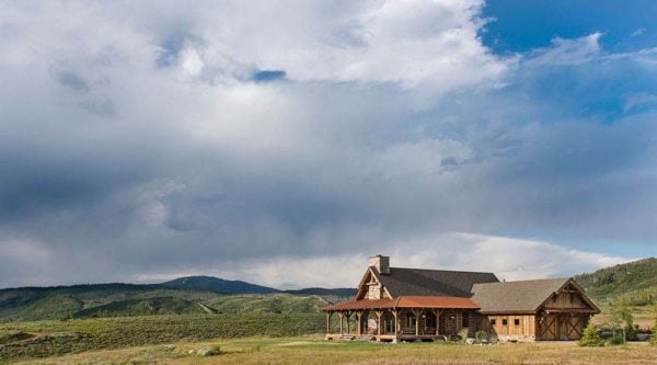 Tour this stunning rustic timber frame cabin in Steamboat Springs