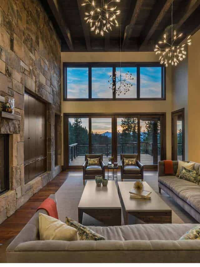 Stunning Mountainside Refuge With Rustic Details In Truckee Story - One ...