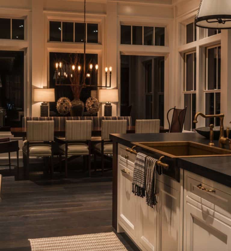 Modern meets traditional in this inviting Lowcountry river house