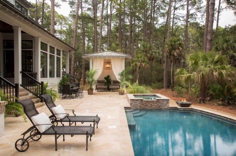 Modern meets traditional in this inviting Lowcountry river house
