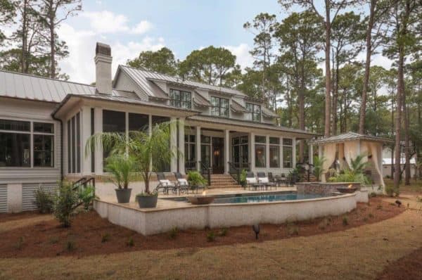 Modern meets traditional in this inviting Lowcountry river house