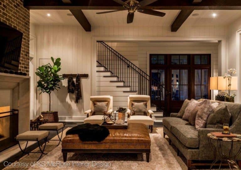 Modern meets traditional in this inviting Lowcountry river house