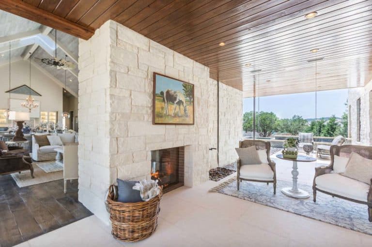 A peek into this beautifully designed vineyard farmhouse style home in ...