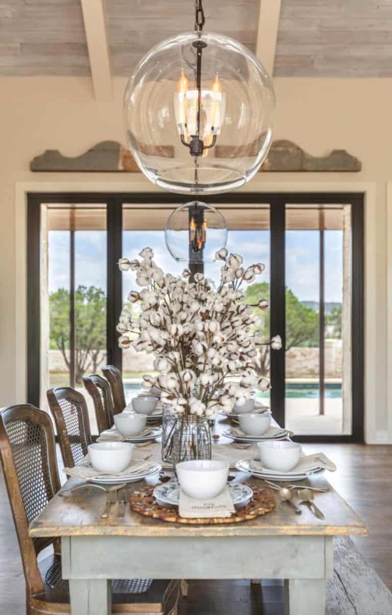 A peek into this beautifully designed vineyard farmhouse style home in ...