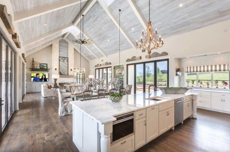 A peek into this beautifully designed vineyard farmhouse style home in ...