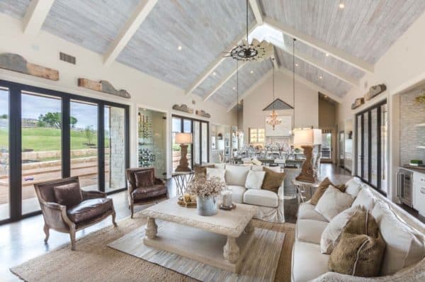 A peek into this beautifully designed vineyard farmhouse style home in ...