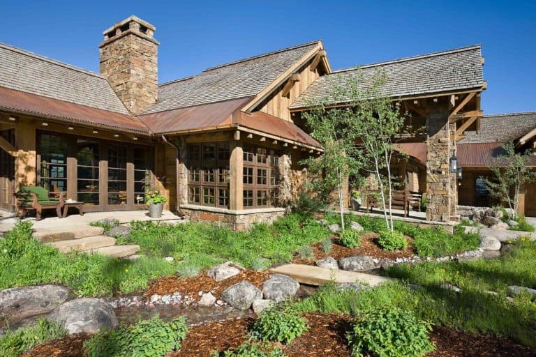 Rustic mountain home with breathtaking views over Big Sky Country