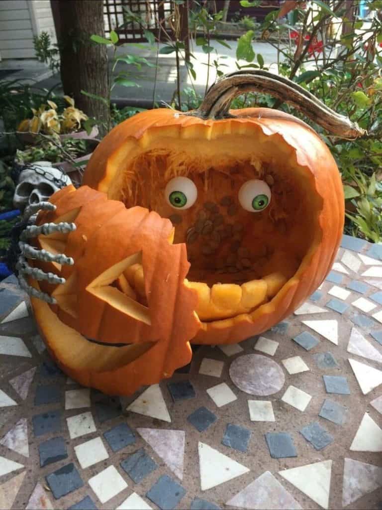 30 Unbelievably Clever Pumpkin Carving Ideas For Halloween