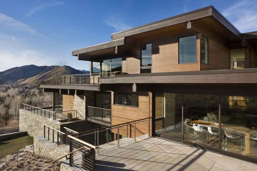 Sun Valley home perched on a hillside captures breathtaking mountain views