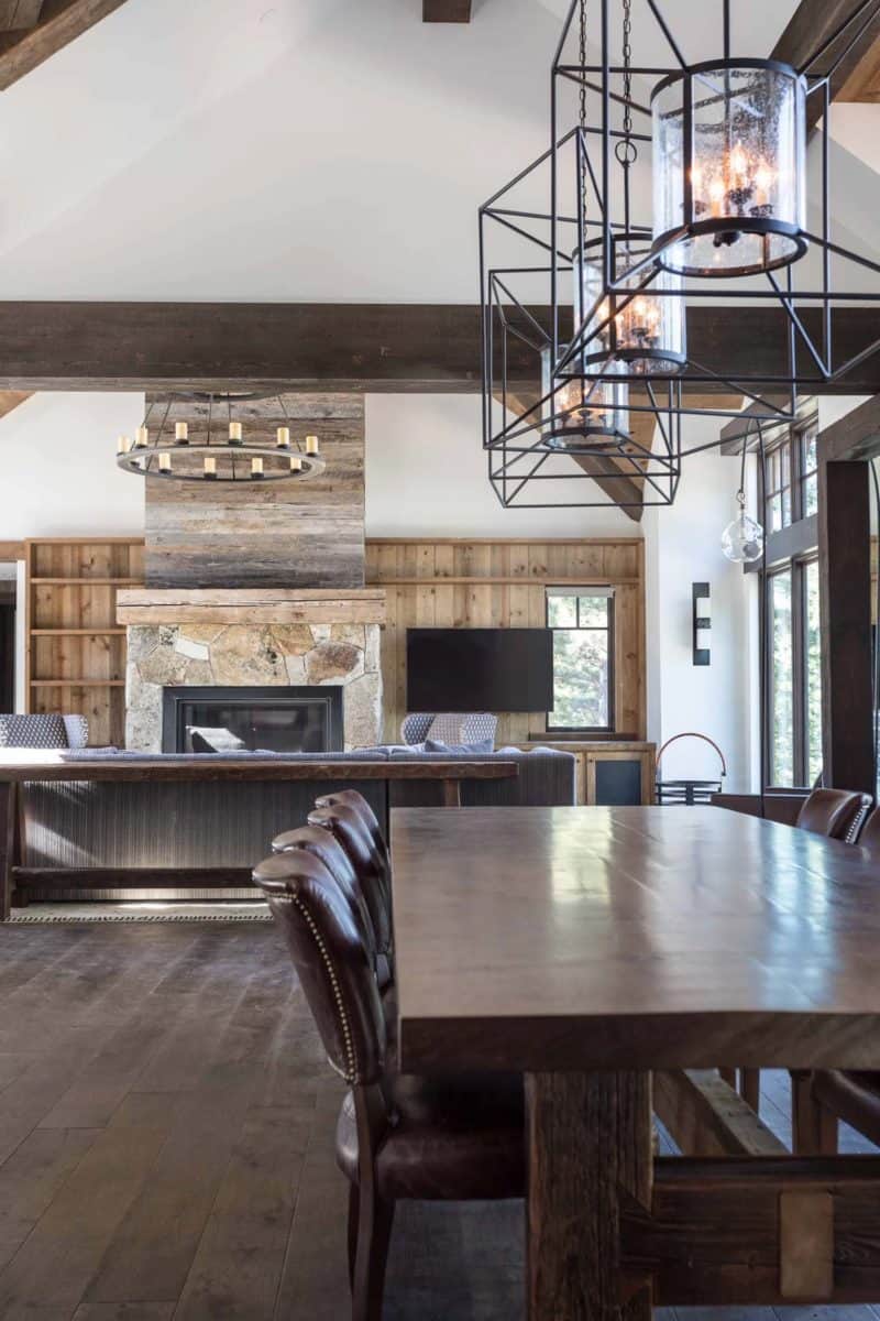 Rustic-modern ski retreat in the Sierras boasts jaw-dropping details