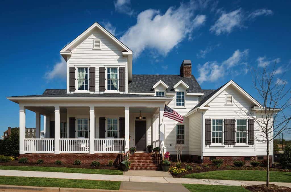 All-American style cottage with charming details in South Carolina
