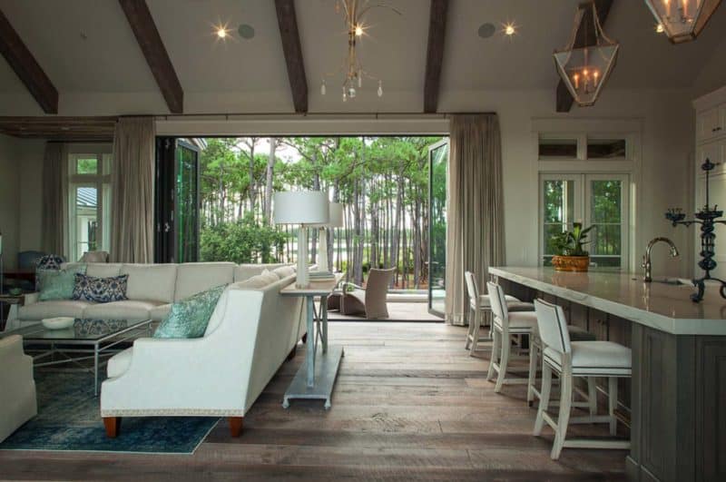 Tour this fabulous seaside home nestled into dunes of Florida's Emerald ...