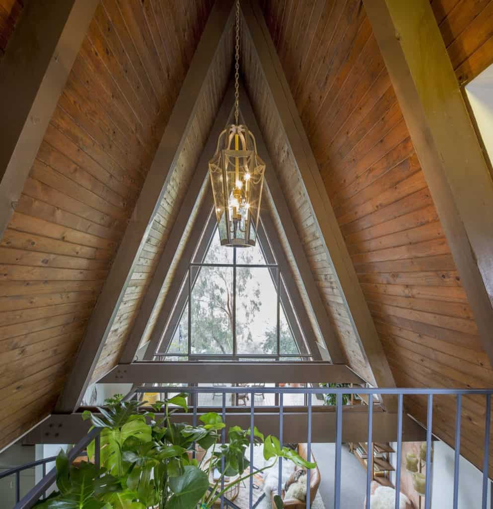 Iconic mid-century A-frame boasts stunning views over downtown LA