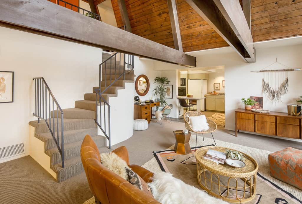 Iconic mid-century A-frame boasts stunning views over downtown LA