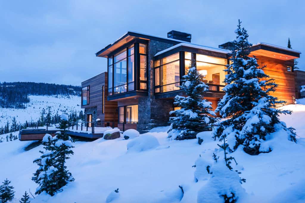 This beathtaking Rocky Mountain hideaway is an absolute dream house