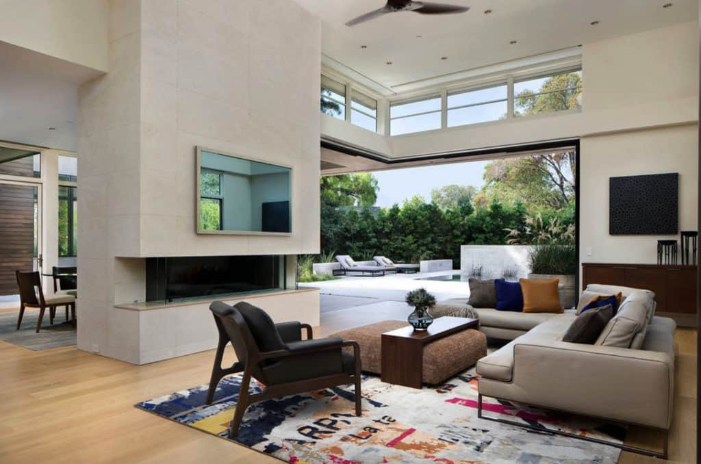 A captivating contemporary home in California designed for indoor ...