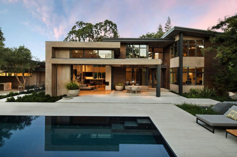 A captivating contemporary home in California designed for indoor ...