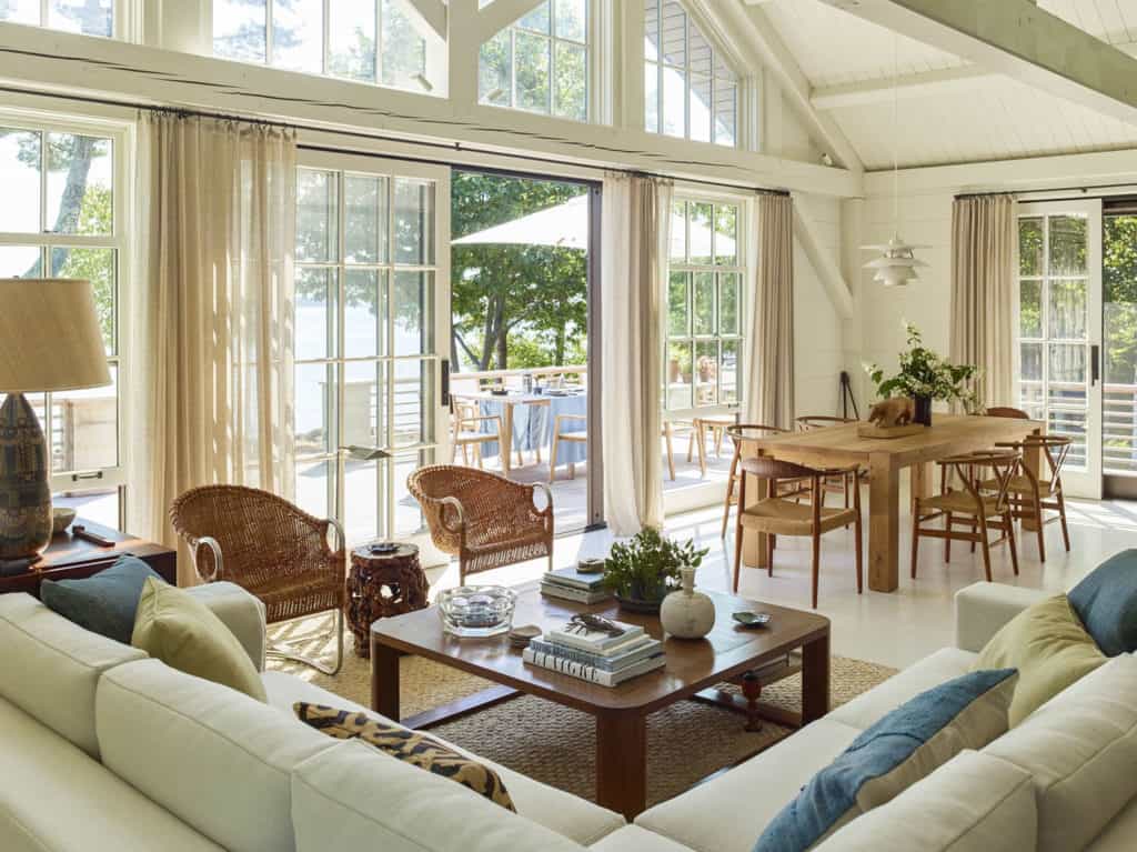 Beautifully refreshed seaside home off the rugged coast of Maine