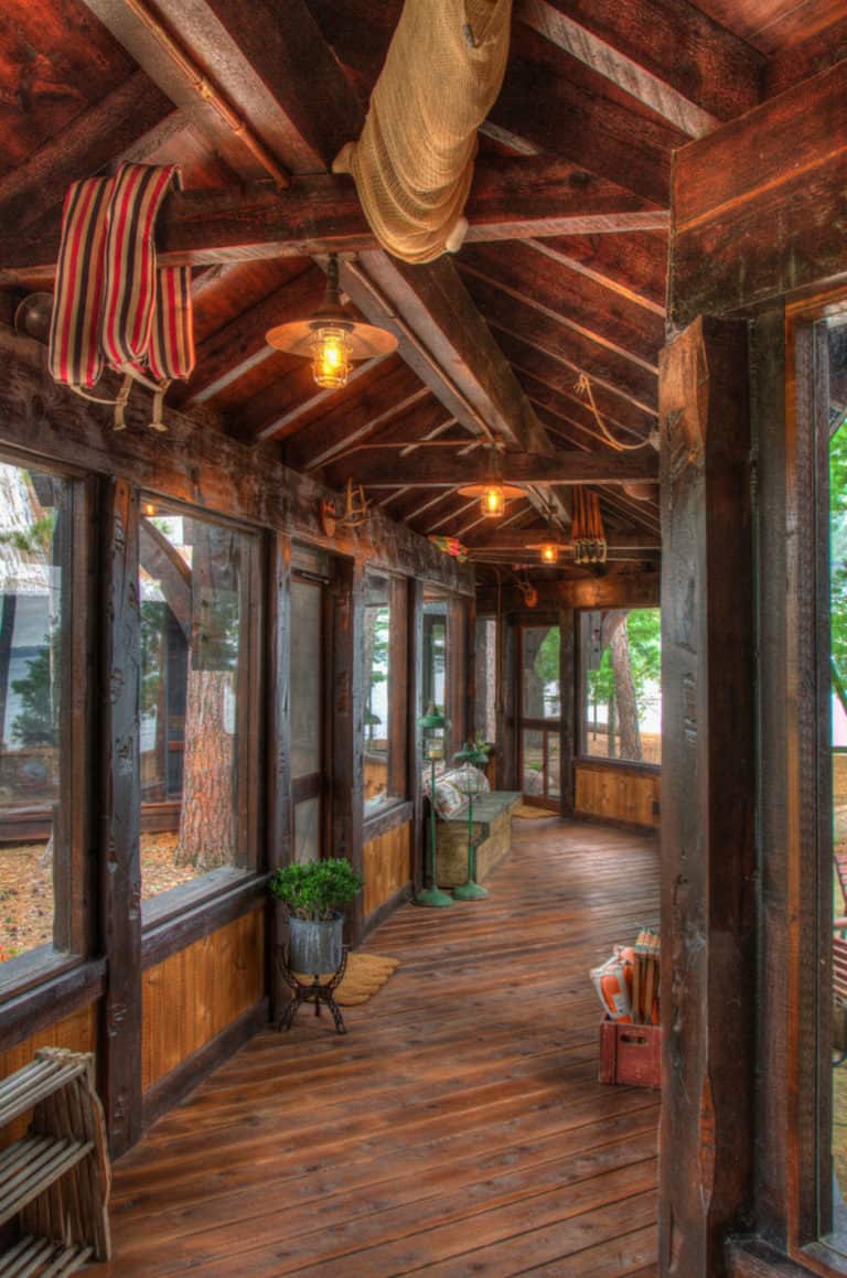 Step inside the dreamiest rustic lakeside cabin in the Upper Midwest