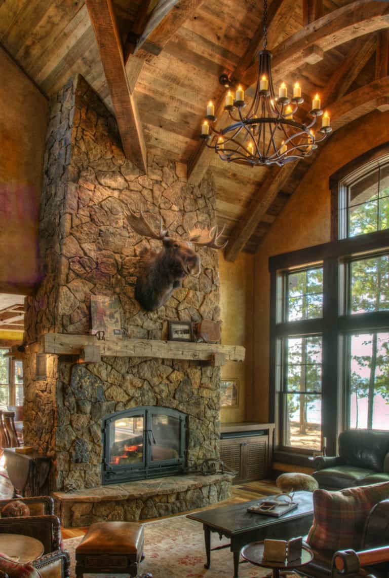 Step inside the dreamiest rustic lakeside cabin in the Upper Midwest