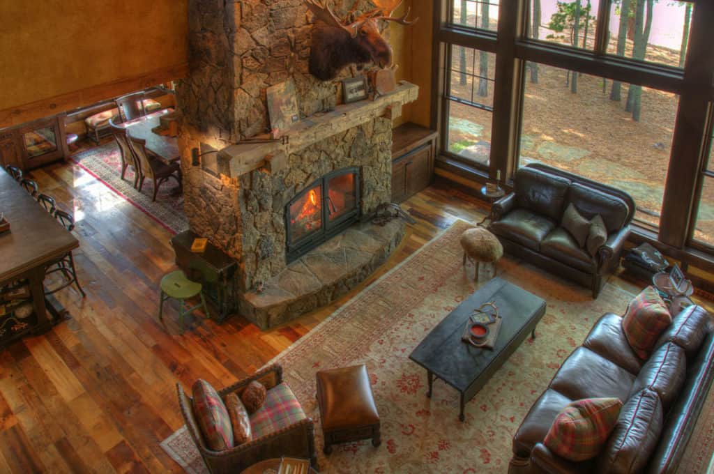 Step inside the dreamiest rustic lakeside cabin in the Upper Midwest