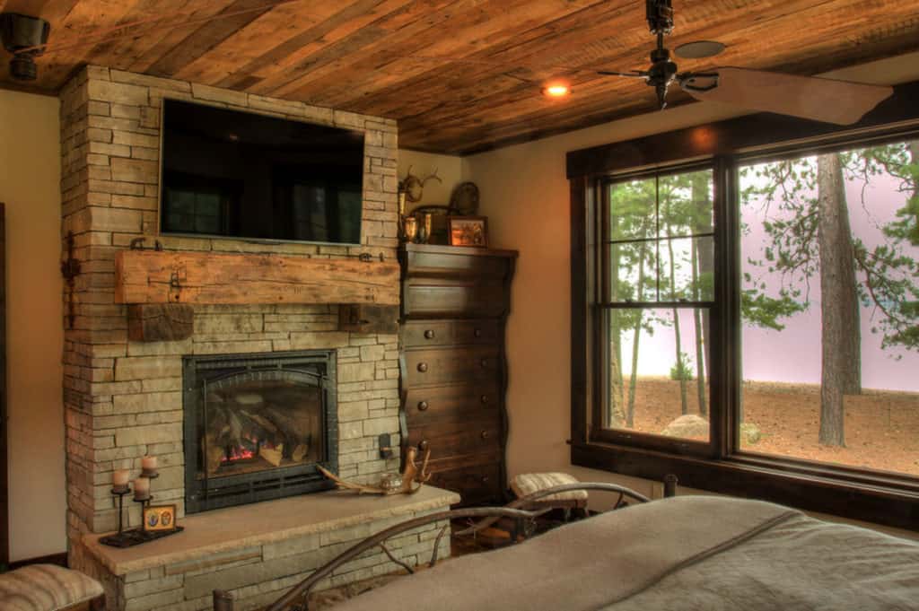 Step inside the dreamiest rustic lakeside cabin in the Upper Midwest