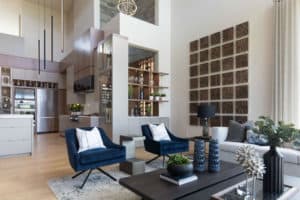 Tour this warm contemporary Calgary home with inspiring Bow River views