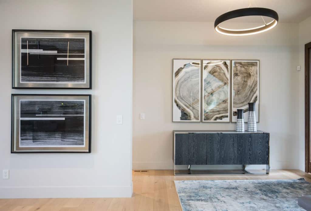 Tour this warm contemporary Calgary home with inspiring Bow River views