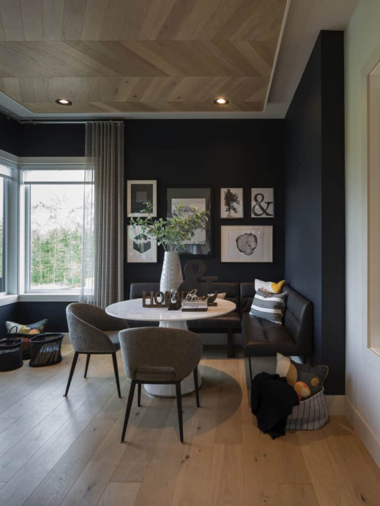 Tour this warm contemporary Calgary home with inspiring Bow River views