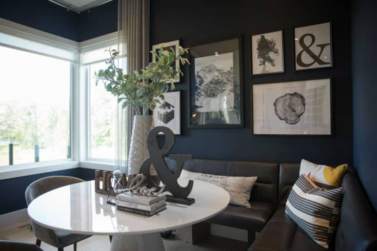 Tour this warm contemporary Calgary home with inspiring Bow River views