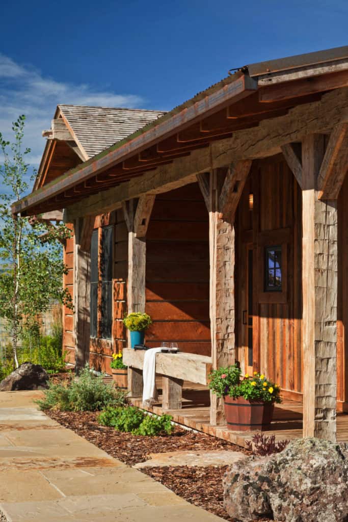 Enchanting rustic bunkhouse provides a welcoming retreat in Montana