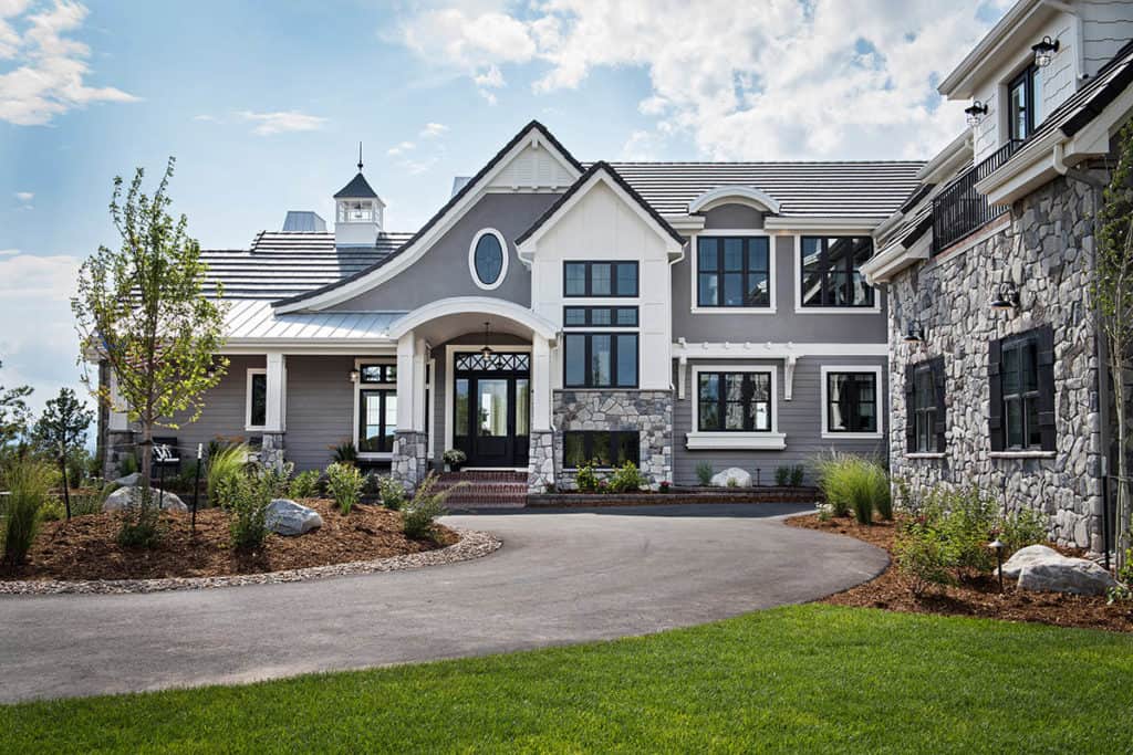 This cottage style home in Colorado Springs boasts beautiful interiors