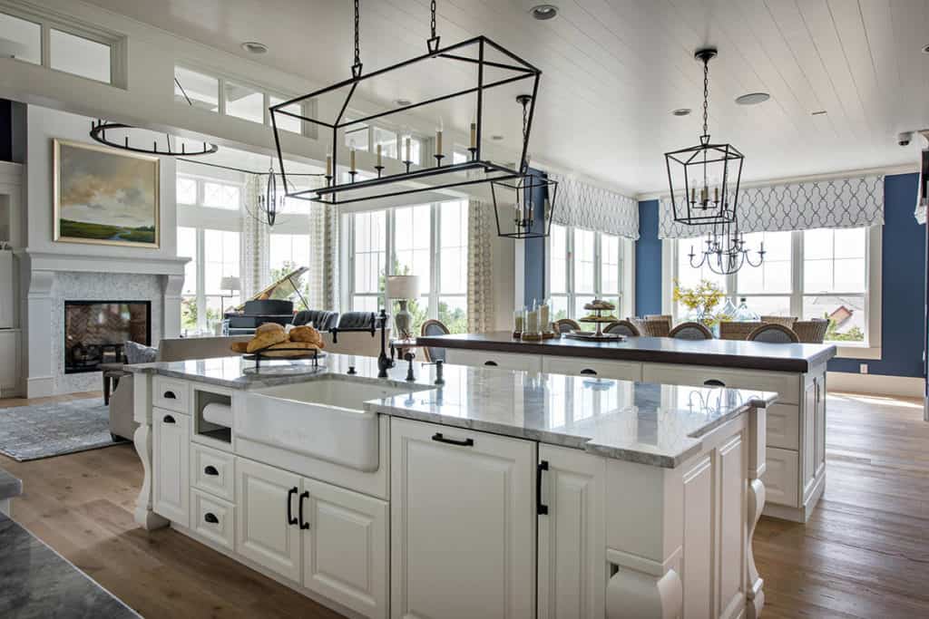 This cottage style home in Colorado Springs boasts beautiful interiors