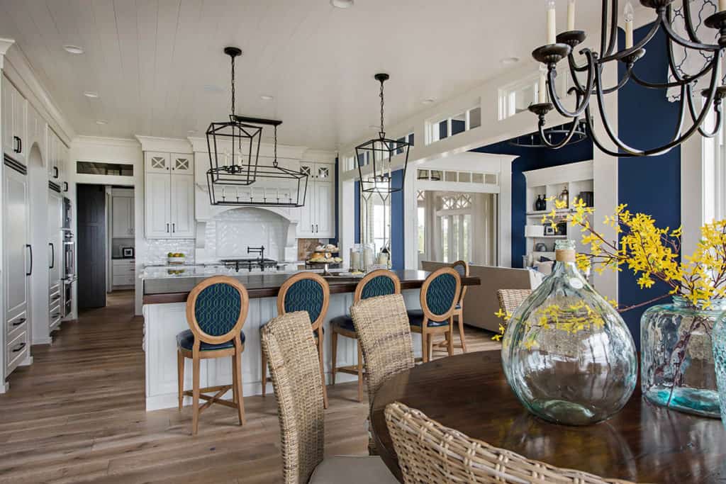 This cottage style home in Colorado Springs boasts beautiful interiors